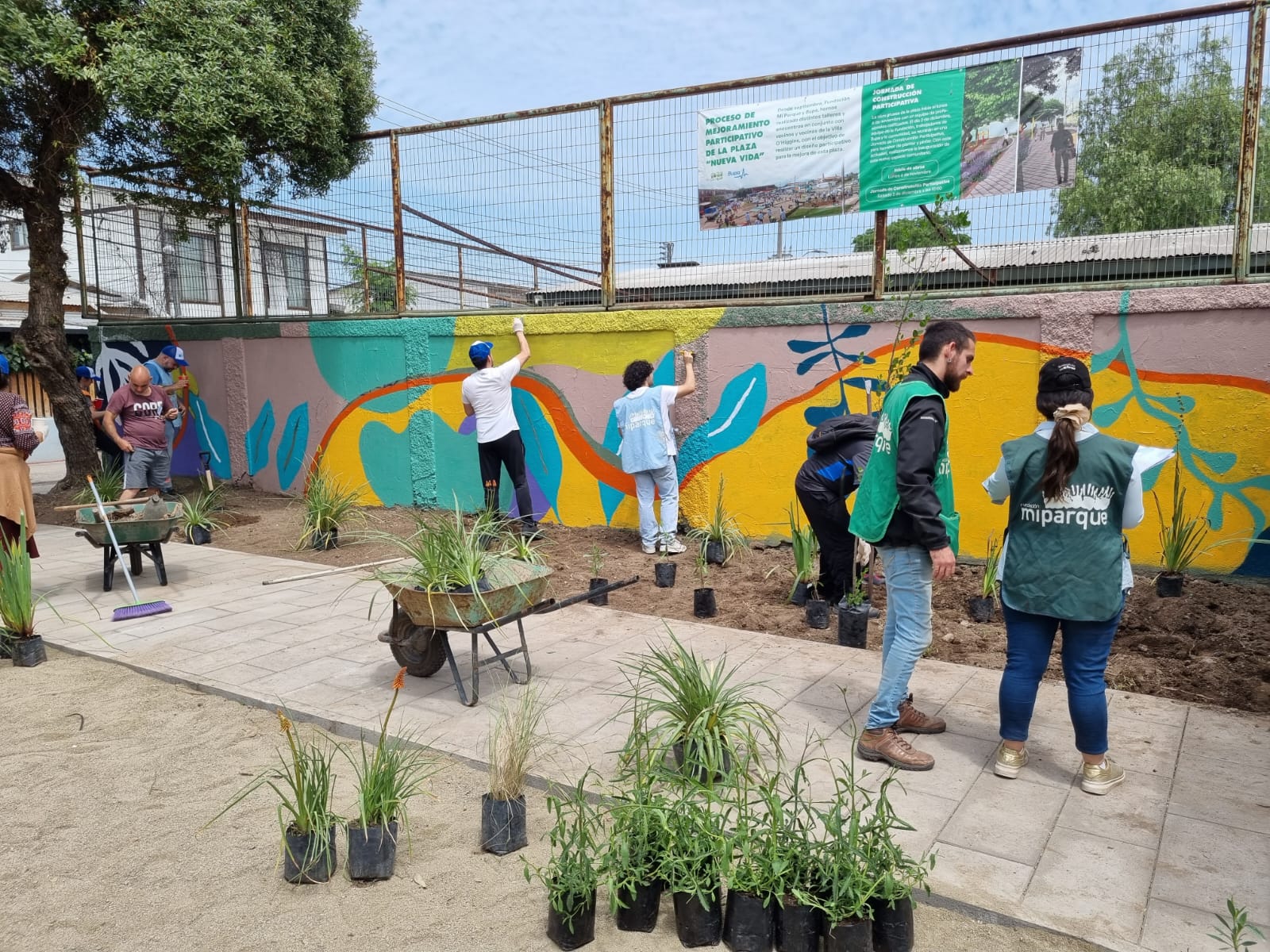 Bupa Chile reconstruye plaza de La Florida con árboles de bajo ...